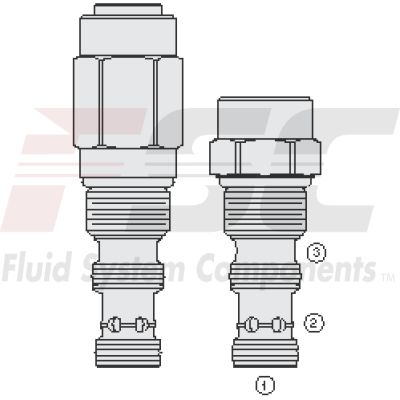 Buy Hydraforce PRESSURE COMPENSATING ELEMENT WITH INTERNAL ORIFICE ...