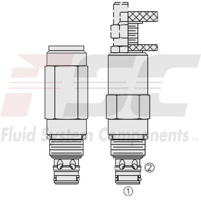Buy HYDRAFORCE | 5613002.32.5 | RV50-26A-0-P-50/32.5 RELIEF VALVE - FSC