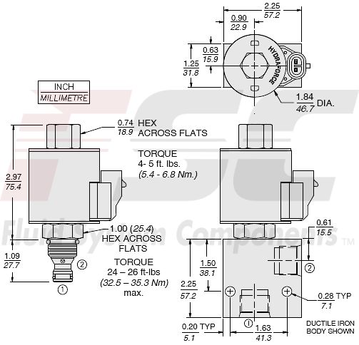 Buy Hydraforce Heavy-duty pressure sensor | TS38-20A-0-N-12ER | TS38 ...